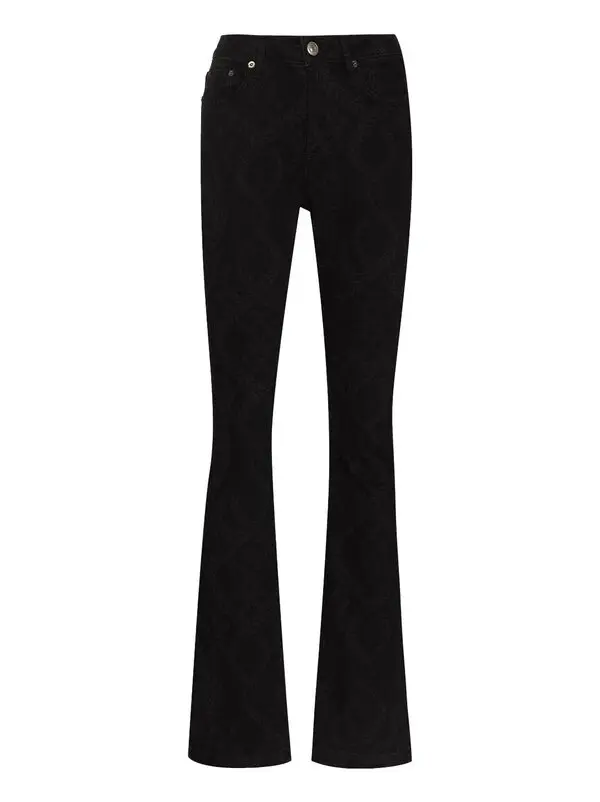 DAILY PAPER Braids Lilian Flared Trousers - Black