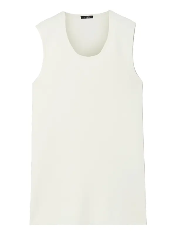 JOSEPH Silk-blend Tank - Ivory