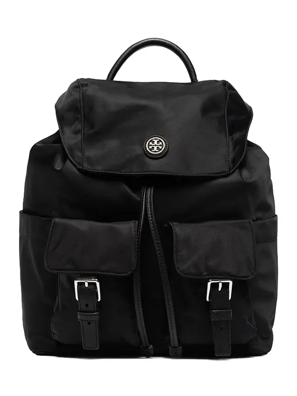 Tory Burch Recycled Nylon Backpack - Black