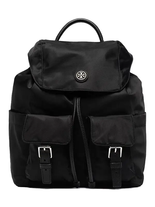 Tory Burch Recycled Nylon Backpack - Black