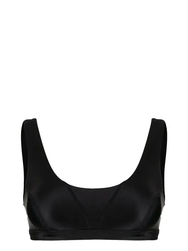 DUSKII Kate Scoop-neck Bikini Top - Black