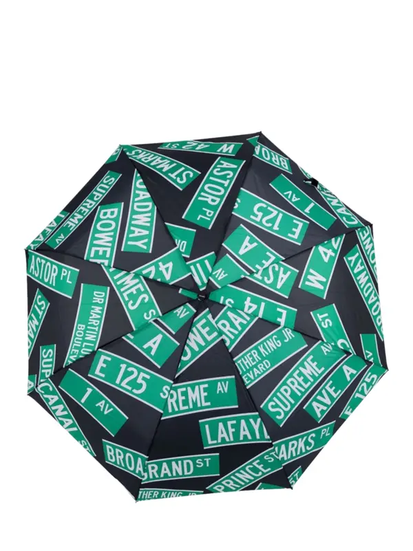 Supreme Street Signs Umbrella - Black