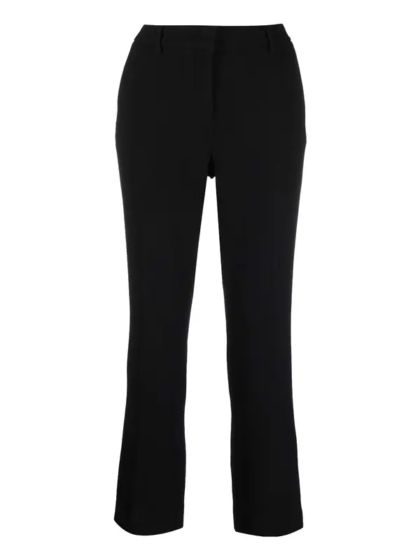 L' AUTRE CHOSE Cropped Tailored Trousers - Black