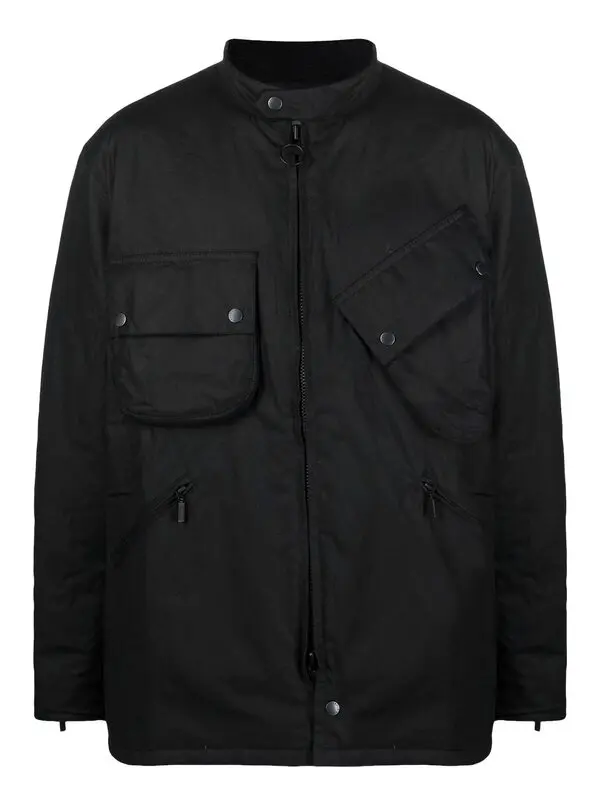 Barbour Multi-pocket Zip-up Jacket - Black