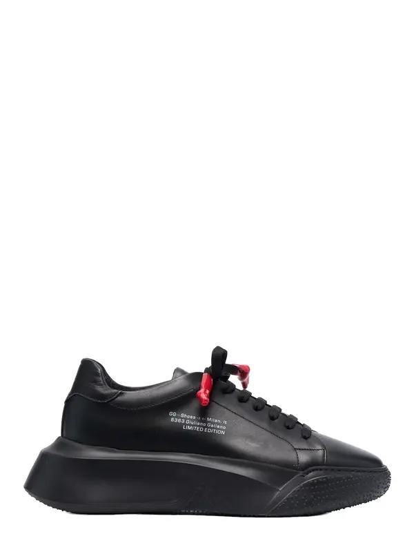 GIULIANO GALIANO Leather Sneakers - Black