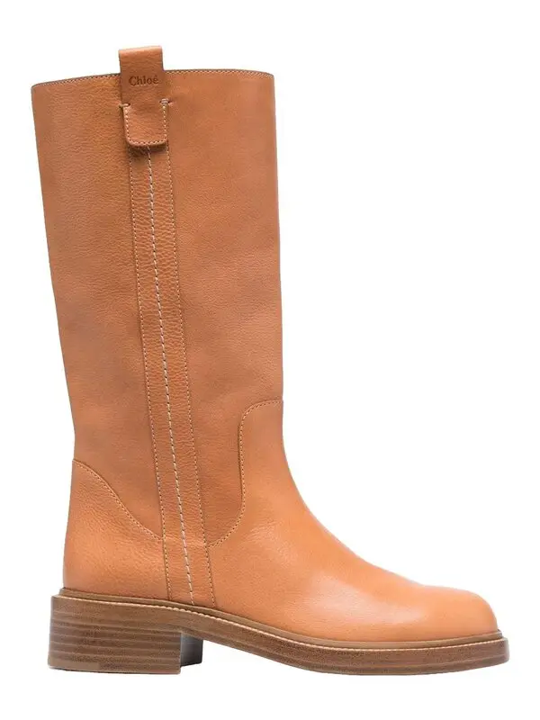 Chloé Edith Mid-calf Boots - Brown