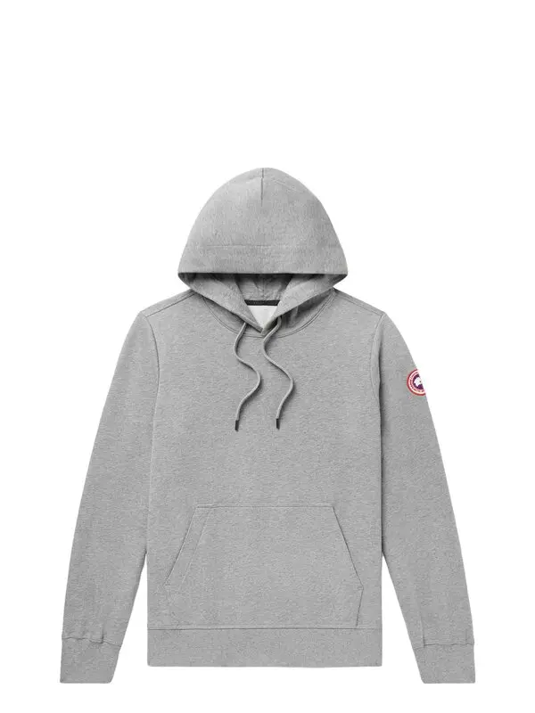 Canada Goose Huron Organic Cotton-jersey Hoodie - Gray
