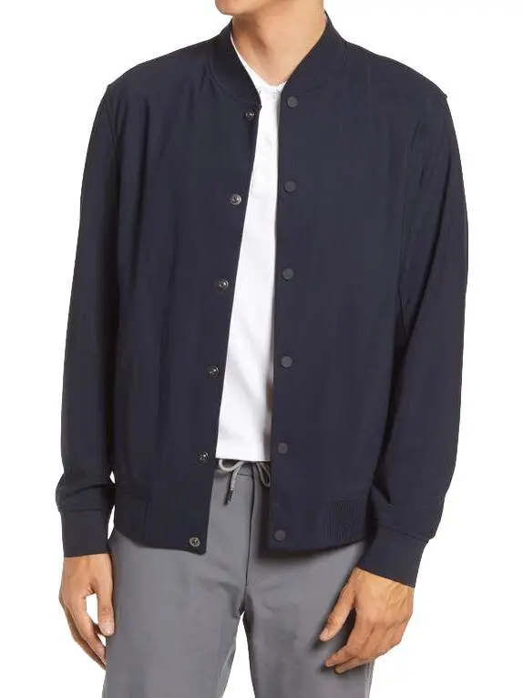 Theory Murphy Precision Bomber Jacket - Baltic