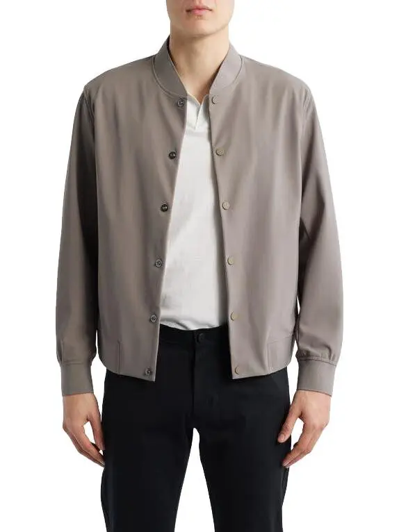 Theory Murphy Precision Bomber Jacket - Sidewalk