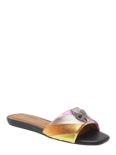 Kurt Geiger Kensington Slide Sandal - Pink Multi