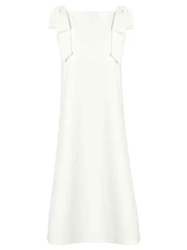 Carolina Herrera Tie-strap Shift Dress - White