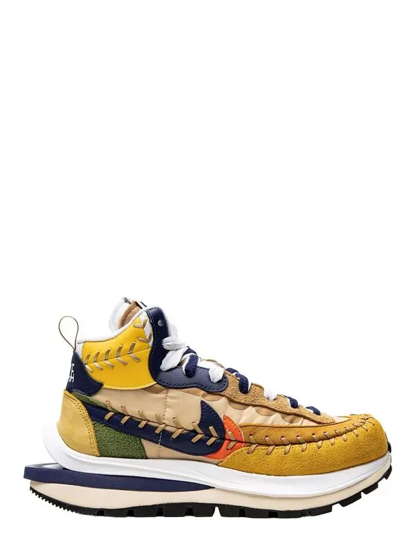 Nike Sacai X Jean Paul Gaultier Vaporwaffle Sneakers - Yellow