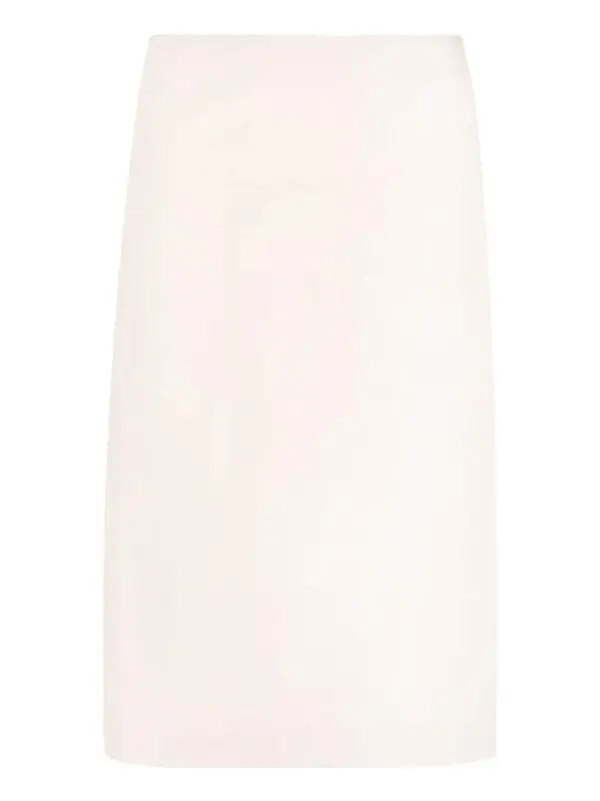 LEMAIRE High-waisted Midi Skirt - Neutrals