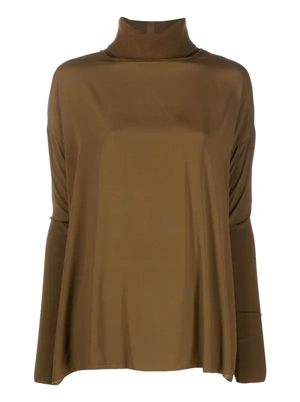 Kristensen Du Nord Draped Jumper - Brown
