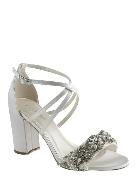 PARADOX LONDON PINK Hira Block Heel Sandal - Ivory