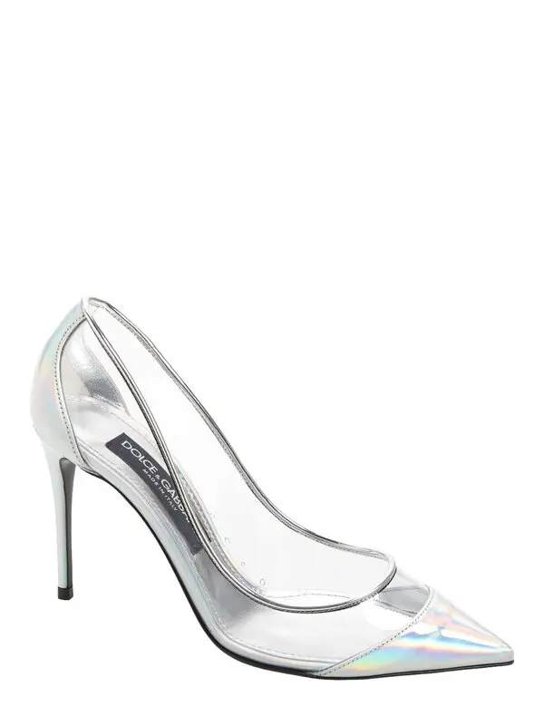 Dolce & Gabbana Cardinale Iridescent Pointed Toe Stiletto Pumps - Iridescente
