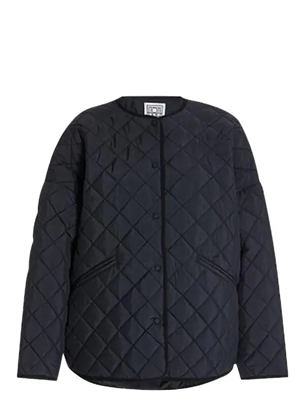 TOTEME Oversized Quilted Jacket - Black