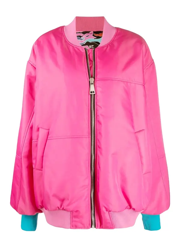 Khrisjoy Oversized Padded Jacket - Pink