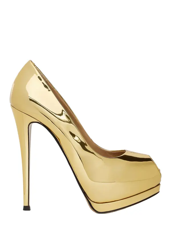 GIUSEPPE ZANOTTI 130mm Sharon Pumps - Gold