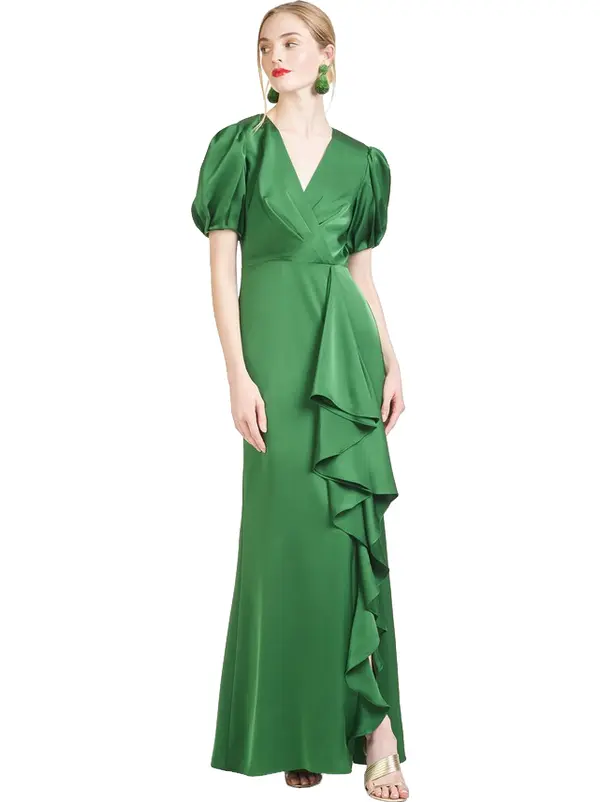 Sachin & Babi Mila Gown - Green
