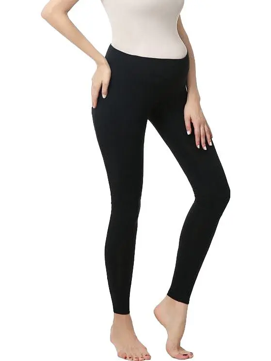 KIMI + KAI Hope Under The Belly Maternity Leggings - Black