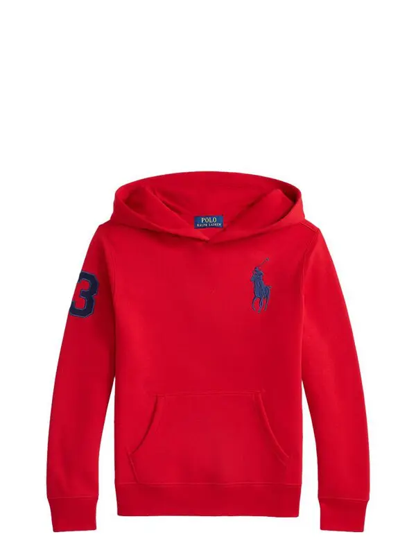 Ralph Lauren Big Pony Fleece Hoodie - Red