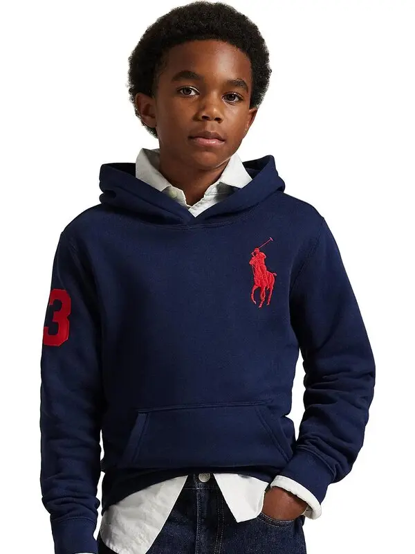 Ralph Lauren Big Pony Fleece Hoodie - Refined Navy