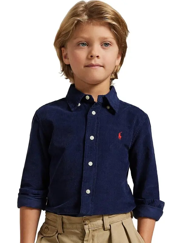 Ralph Lauren Cotton Corduroy Shirt - Newport Navy