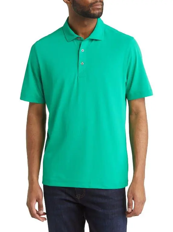 Cutter & Buck Virtue Piqué Recycled Blend Polo - Kelly Green