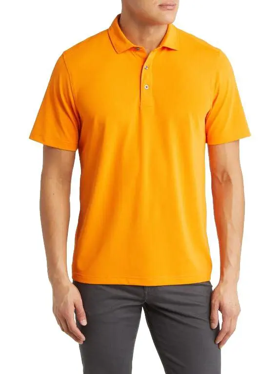 Cutter & Buck Virtue Piqué Recycled Blend Polo - Orange Burst