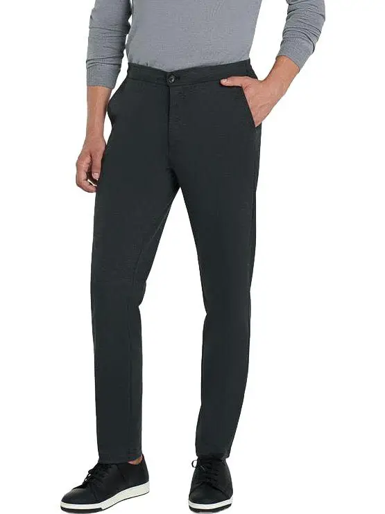 Bugatchi Stretch Knit Pants - Anthracite