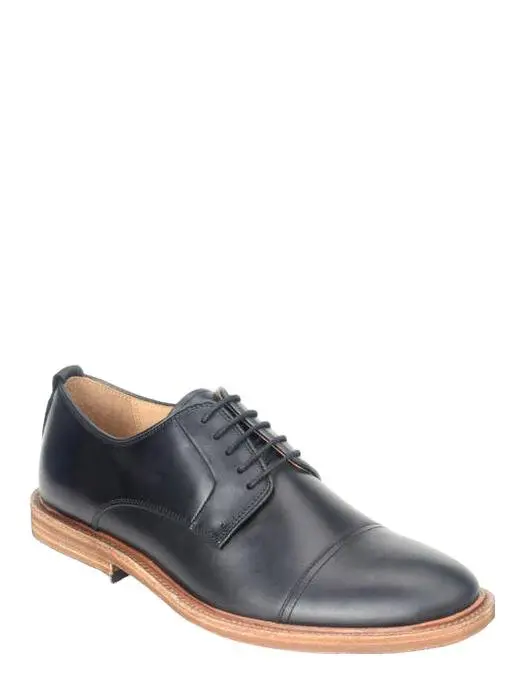 WARFIELD & GRAND Clement Cap Toe Derby - Black