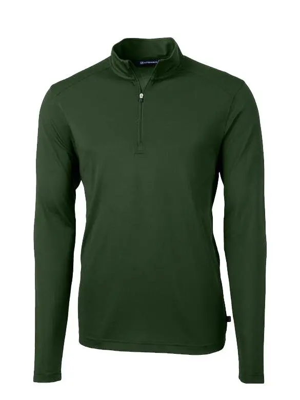 Cutter & Buck Virtue Piqué Quarter-zip Pullover - Hunter