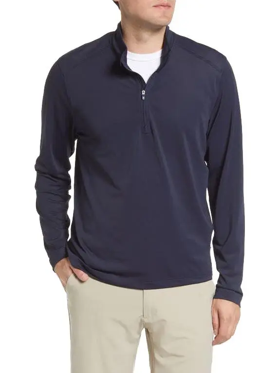 Cutter & Buck Virtue Piqué Quarter-zip Pullover - Navy Blue