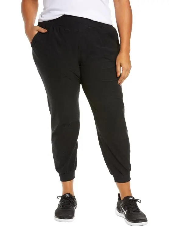 Beyond Yoga Space Dye Midi Joggers - Darkest Night