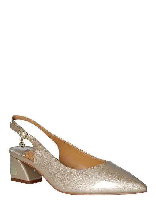 J. Reneé Shayanne Pointed Toe Slingback Pumps - Taupe