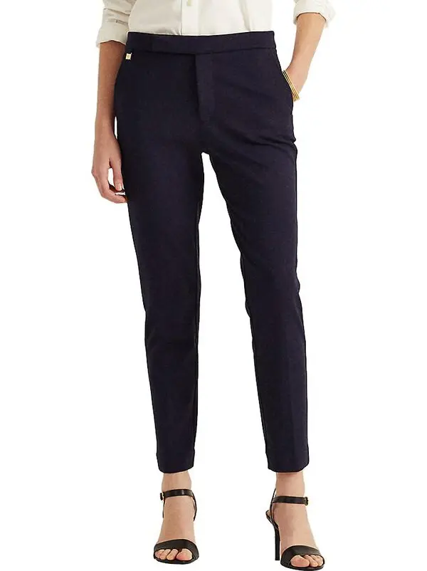 Ralph Lauren Straight Ponte Pant - Lauren Navy