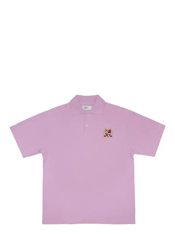 LOCAL AUTHORITY LA X Swingers Club Crest Polo Shirt - Hibiscus