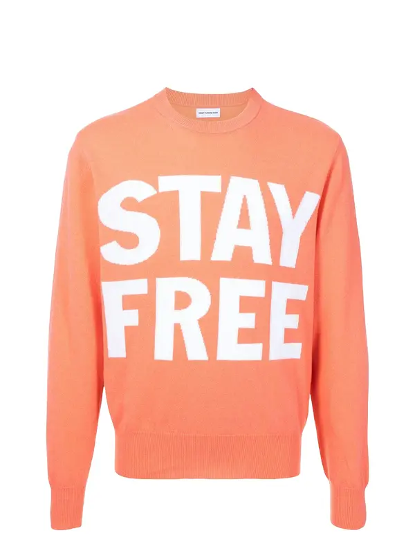 HONEY FUCKING DIJON Stay Free Print Sweatshirt - Pink