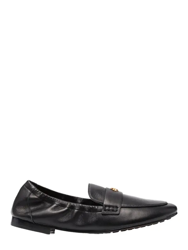 Tory Burch Ballet Leather Loafers - Black