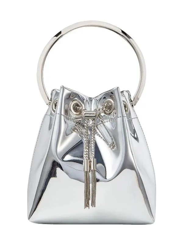 JIMMY CHOO Bon Bon Mini Bag - Silver