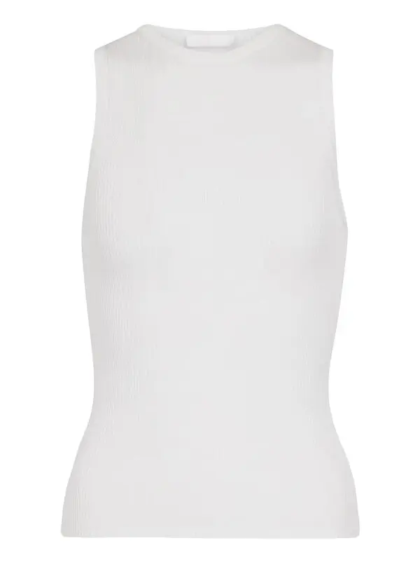 Wardrobe.NYC Ribbed-knit Tank Top - White