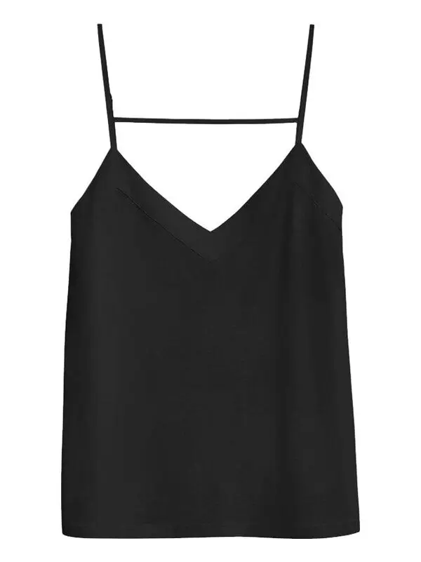 Cuyana Organic Pima Cami Top - Black