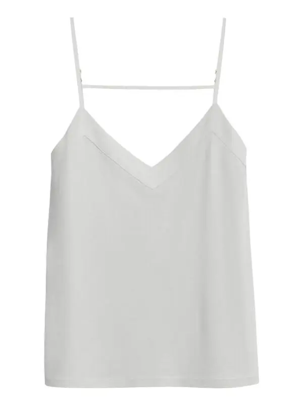 Cuyana Organic Pima Cami Top - Grey