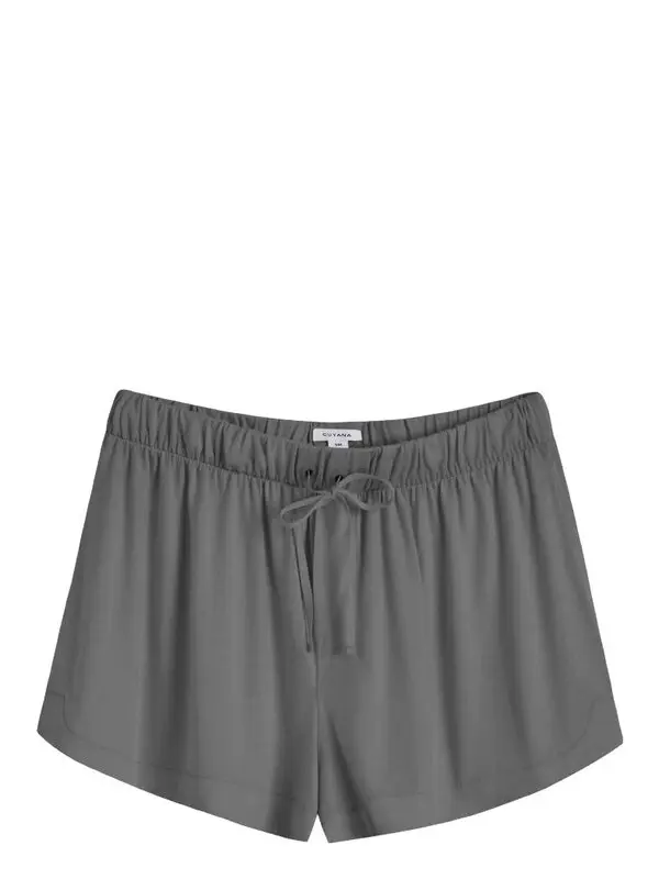 Cuyana Organic Pima Sleep Shorts - Charcoal
