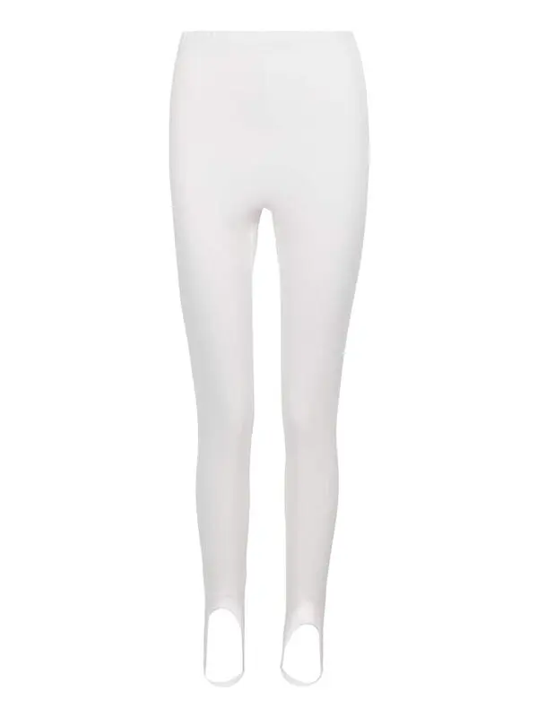 Wardrobe.NYC High-rise Stirrup Leggings - White