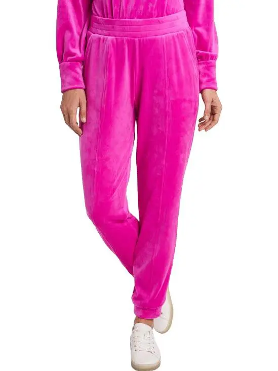 1.State Velour Jogger - Party Pink