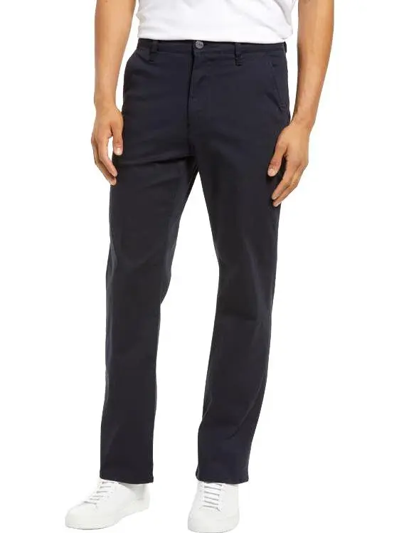 34 Heritage Charisma Relaxed Fit Straight Leg Flat Front Chinos - Navy Twill