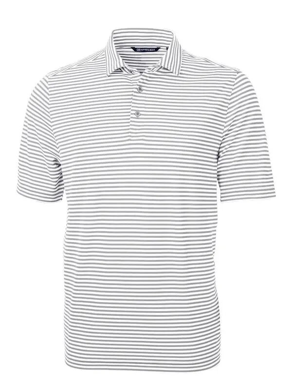 Cutter & Buck Virtue Piqué Stripe Recycled Blend Polo - Polished