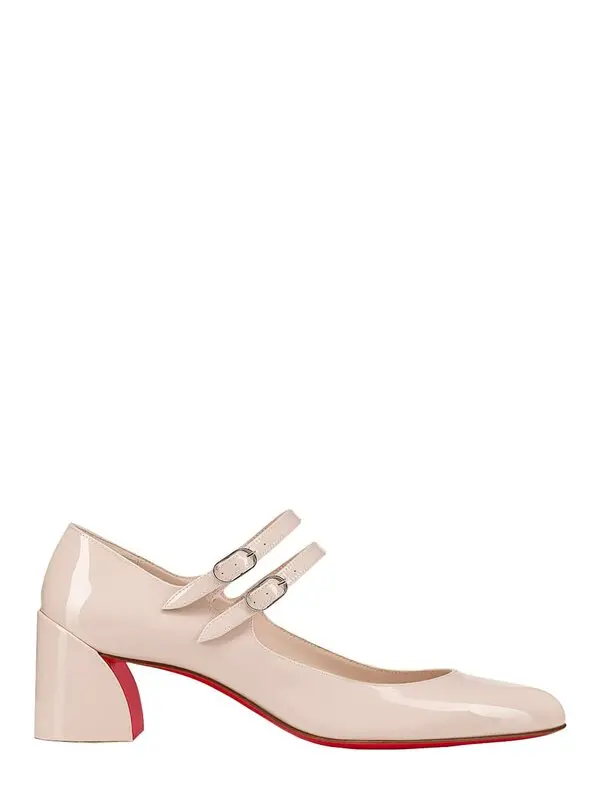 CHRISTIAN LOUBOUTIN 55mm Miss Jane Patent Pumps - Leche